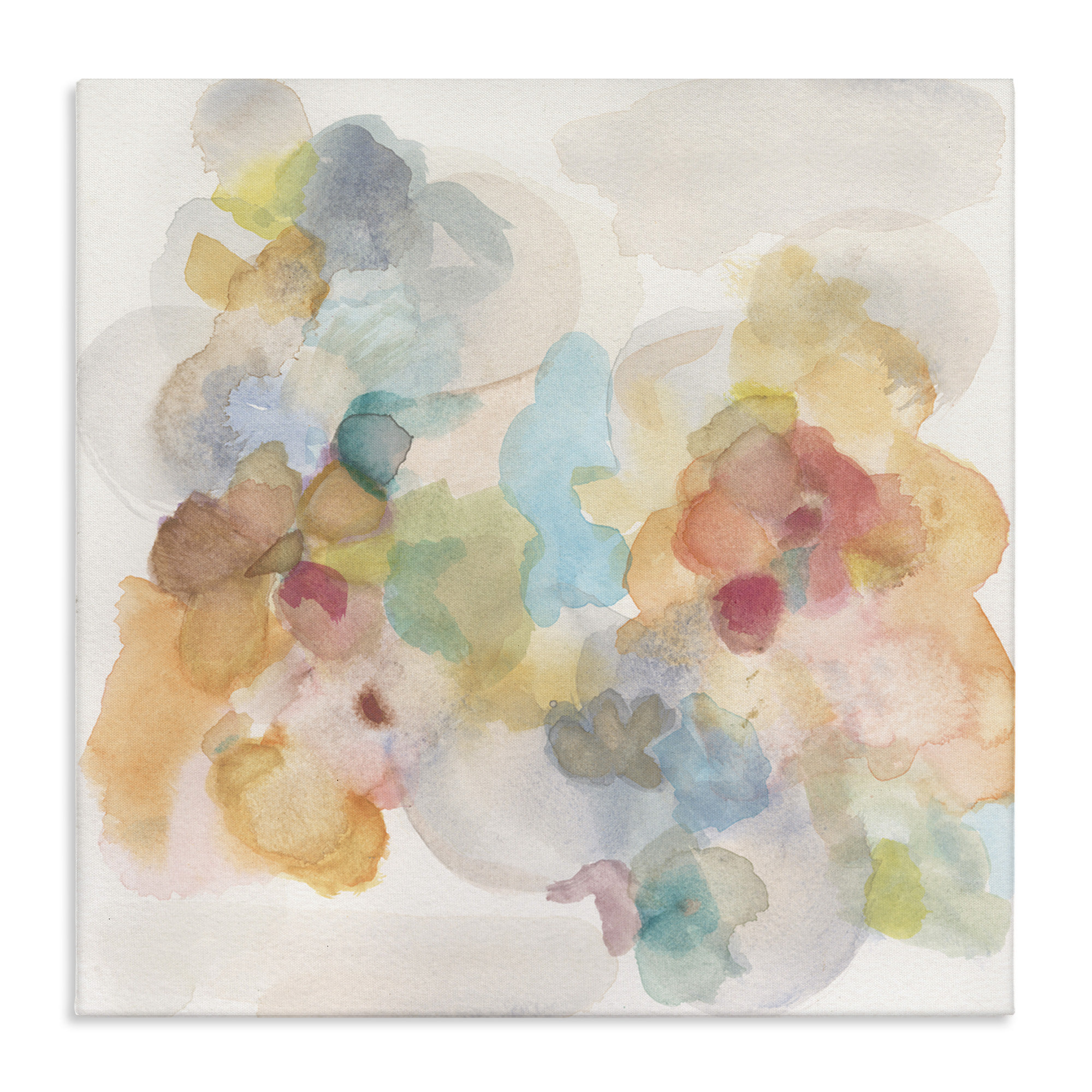 Stupell Industries Soft Abstract Watercolor Details Canvas Wall Art By Jodi Fuchs | Wayfair